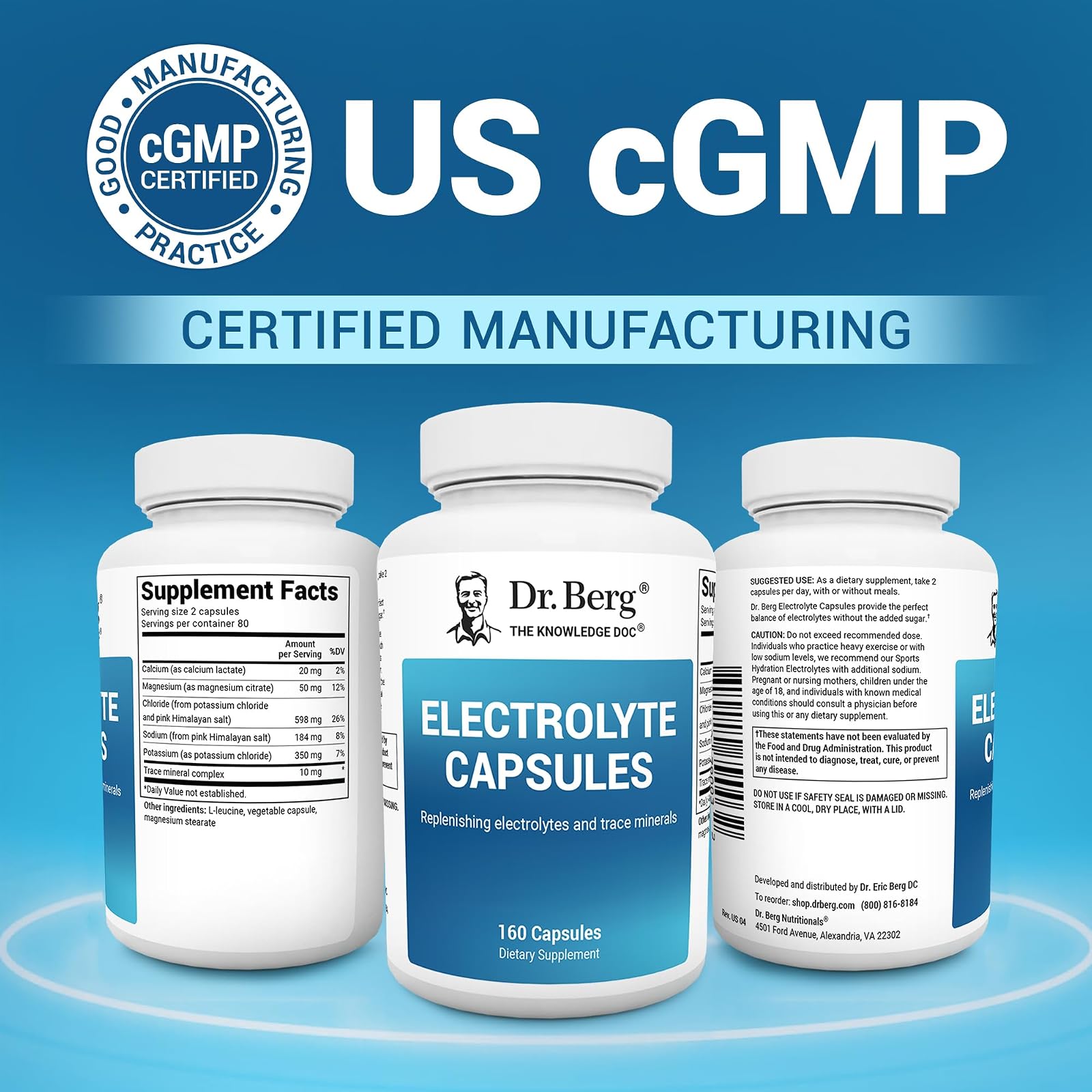 natural electrolyte capsules for balanced nutrition