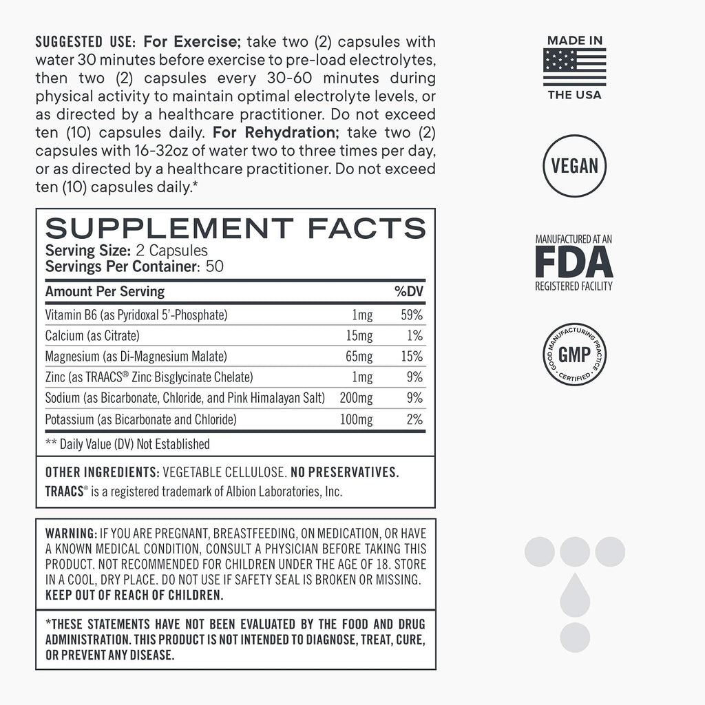 natural electrolyte capsules for energy
