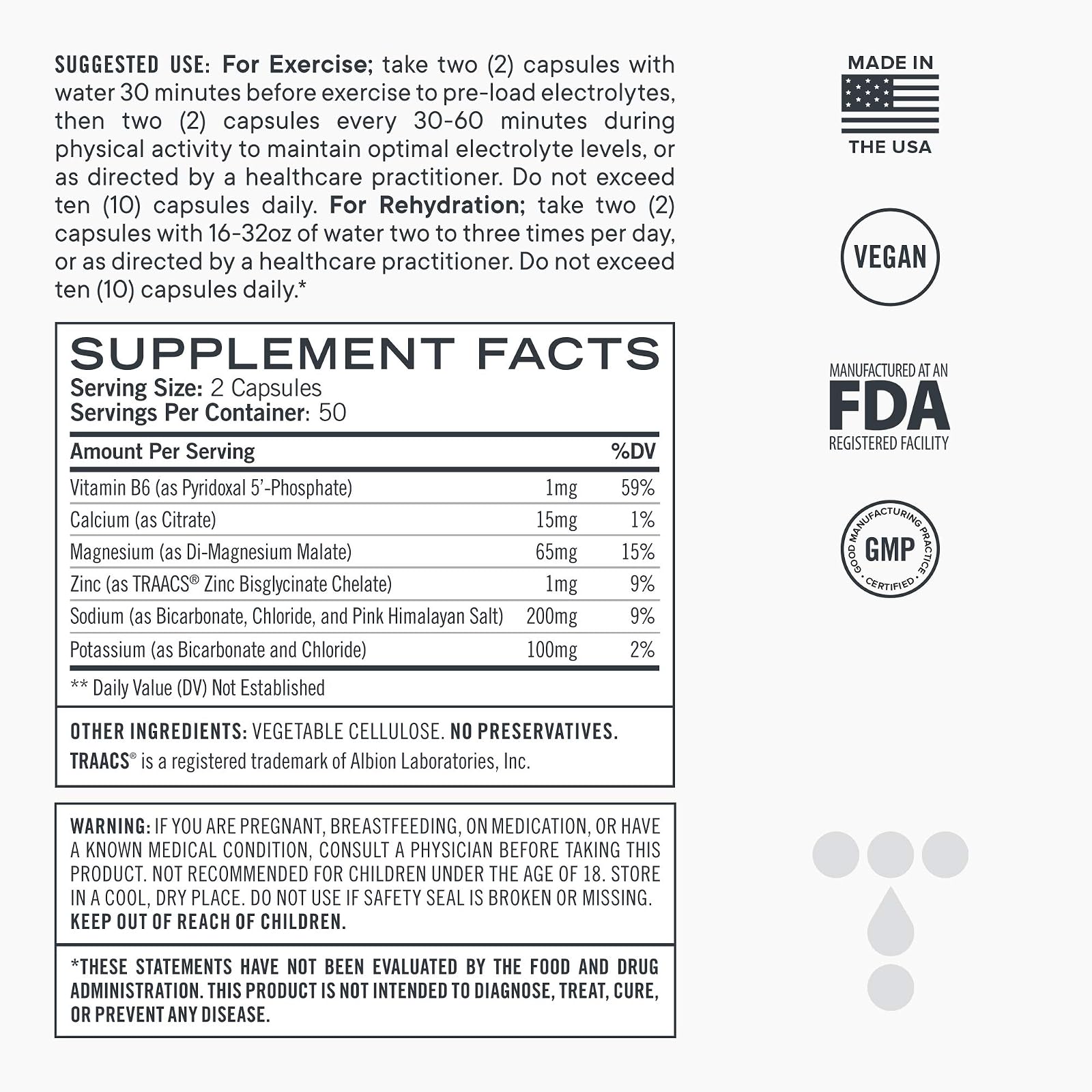 natural electrolyte capsules for energy
