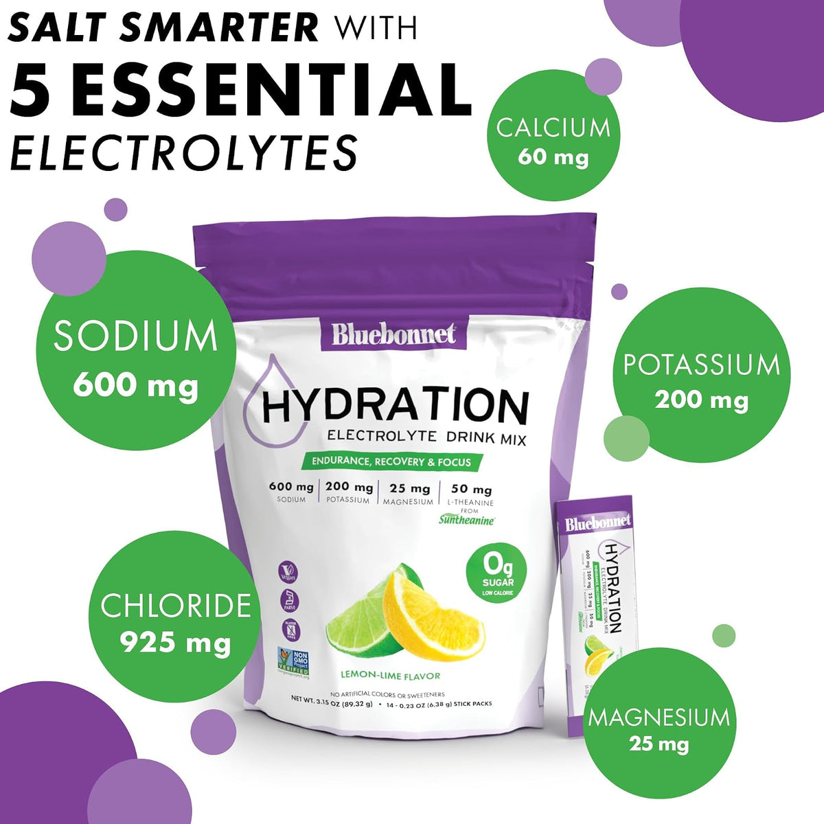 natural electrolyte drink mix by BlueBonnet