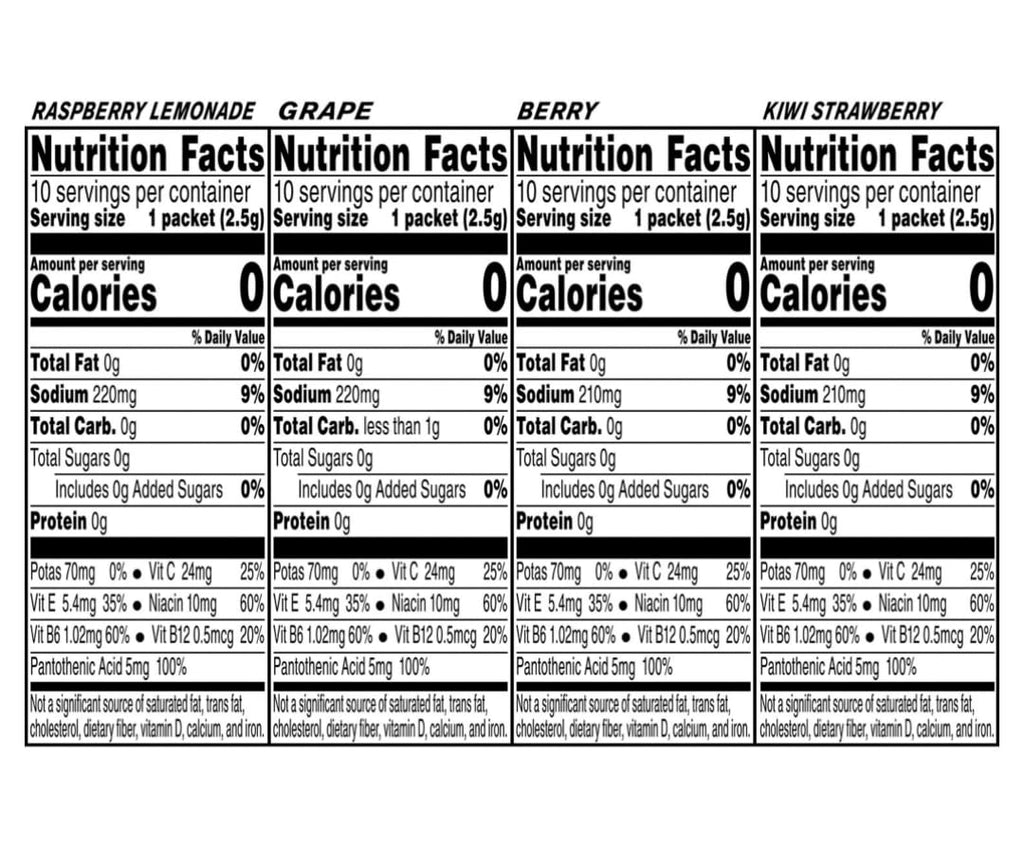 natural electrolyte drink mix for athletes