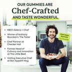 Natural electrolyte gummies for daily wellness