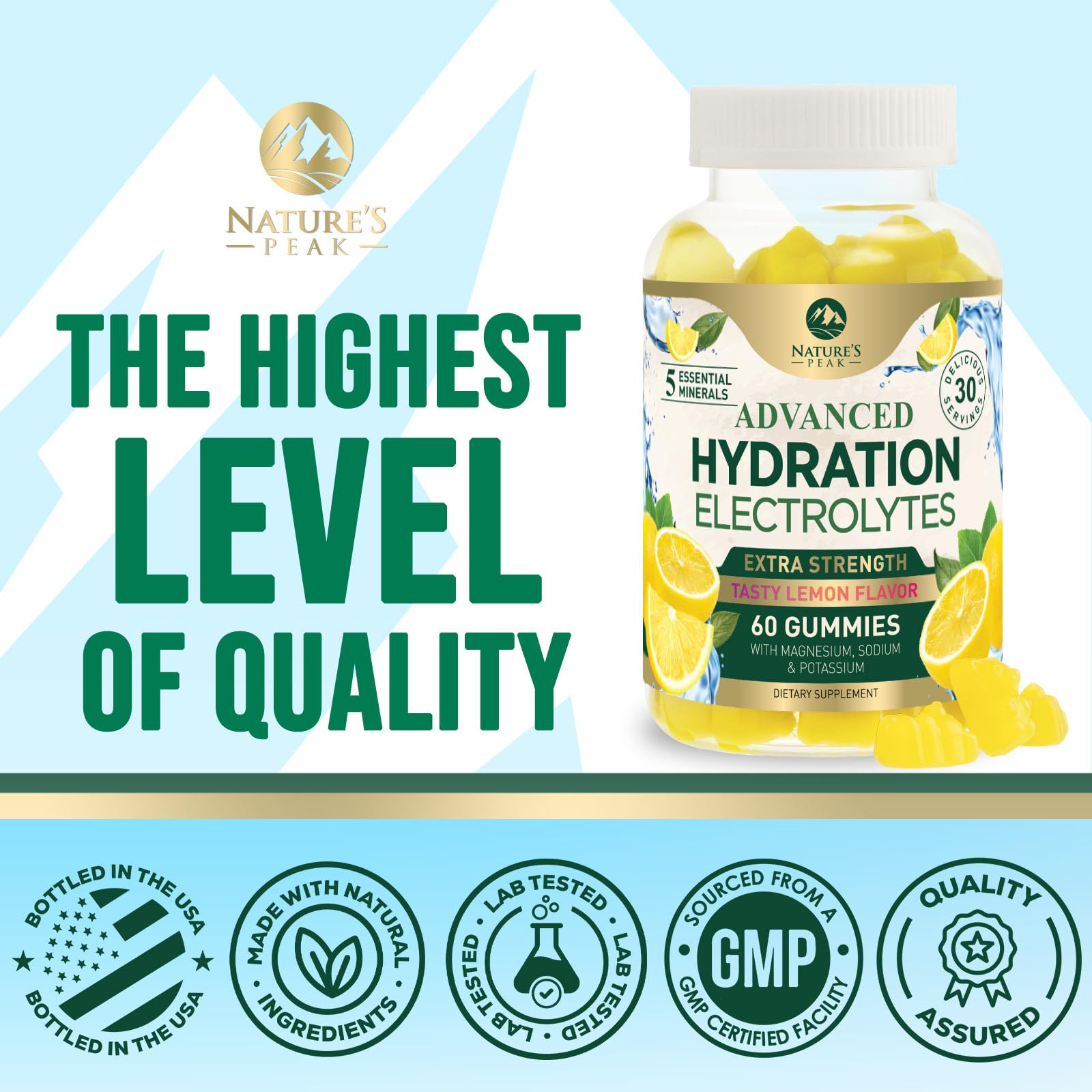 natural electrolyte gummies for energy boost