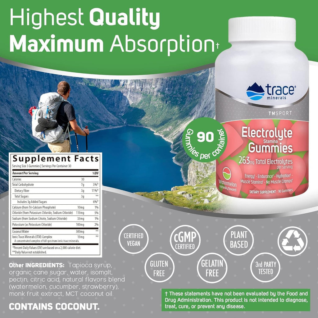 natural electrolyte gummies for hydration