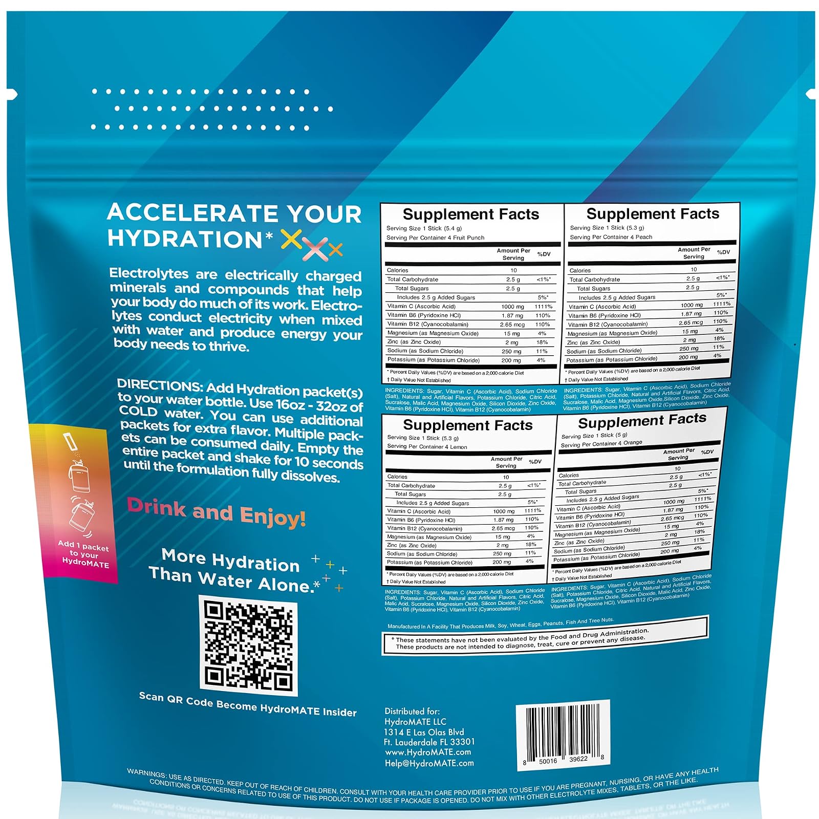natural electrolyte powder for active lifestyle