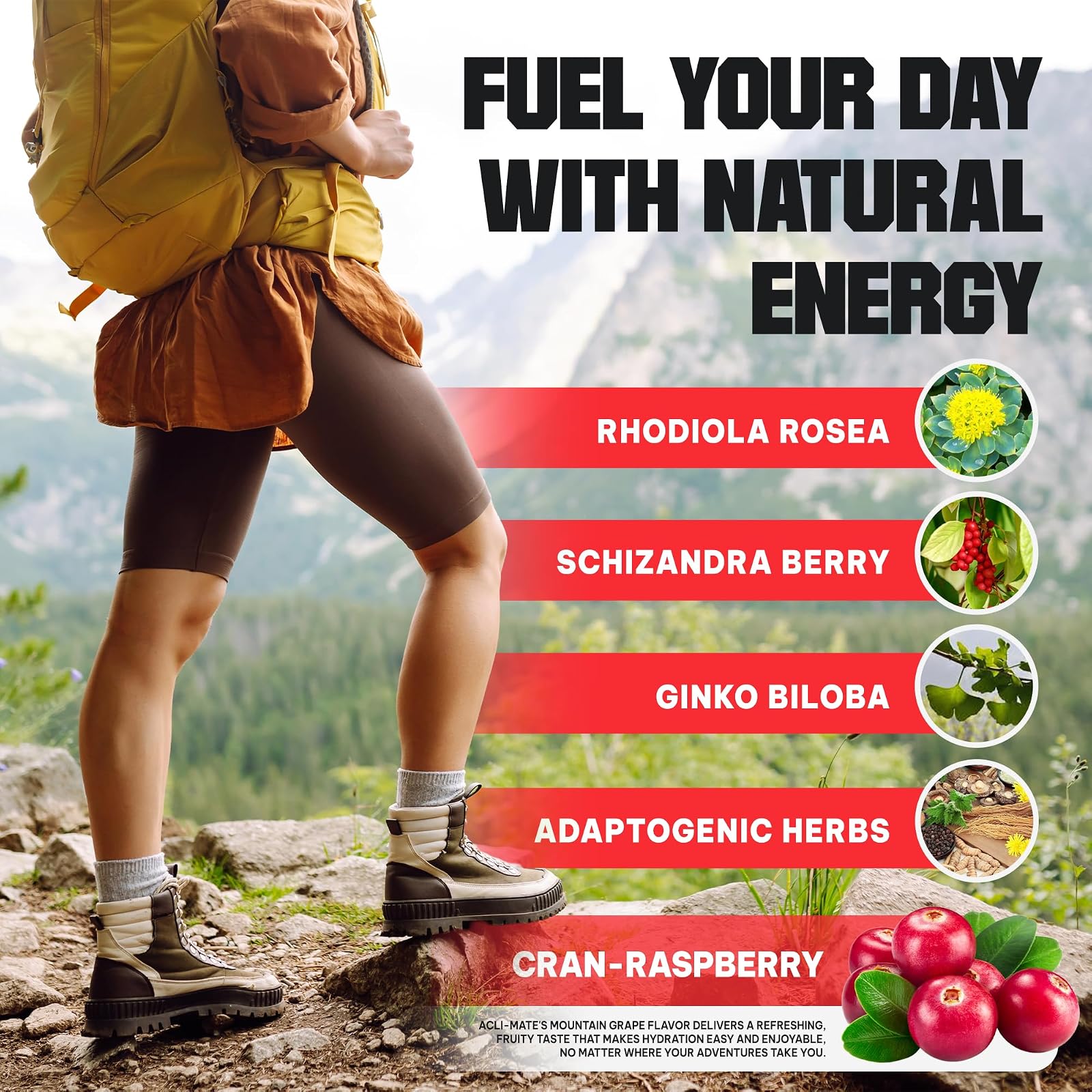 Natural electrolyte powder for active lifestyle