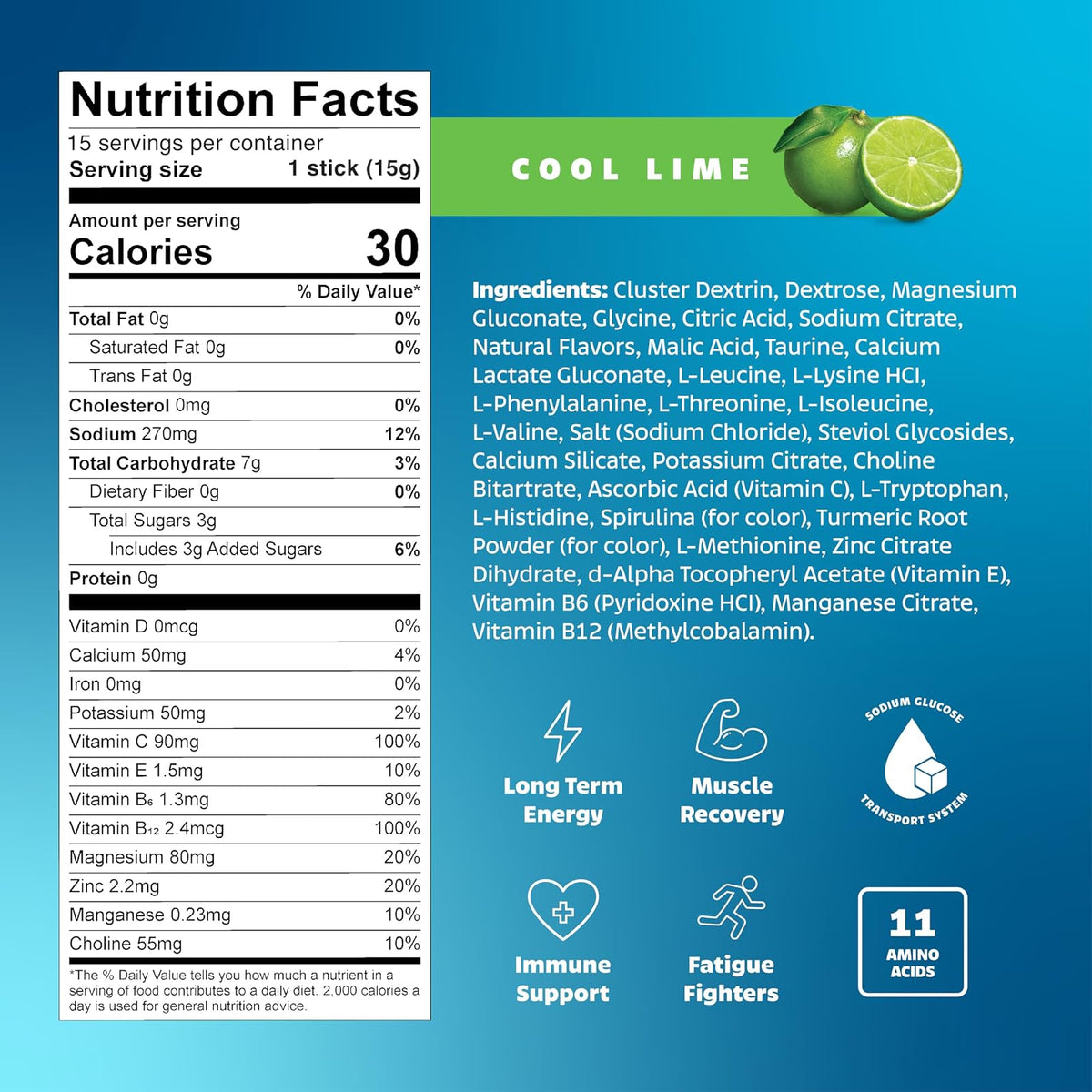 natural electrolyte powder for active lifestyle