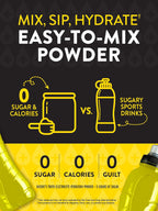Natural electrolyte powder for active lifestyles