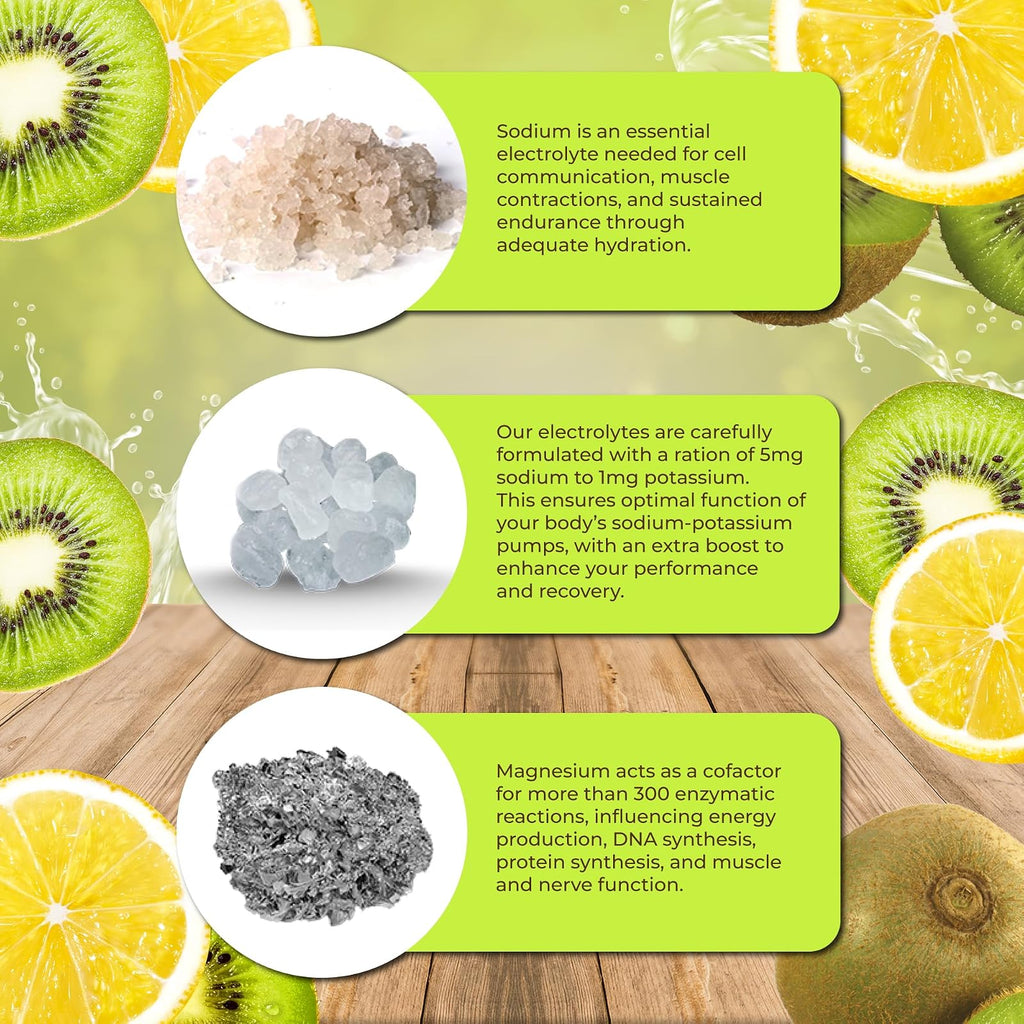 Natural electrolyte powder for athletes