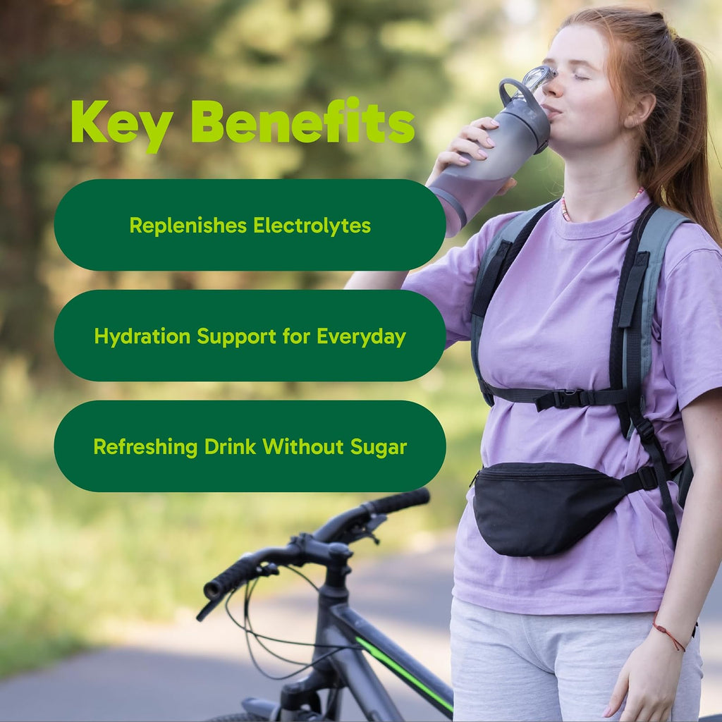Natural electrolyte powder for daily use