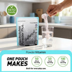 Natural electrolyte powder for daily wellness