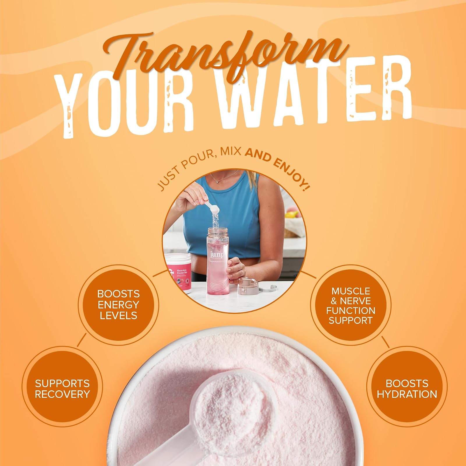 Natural electrolyte powder for energy boost