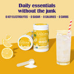 natural electrolyte powder for hydration