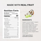 Natural electrolyte powder for hydration