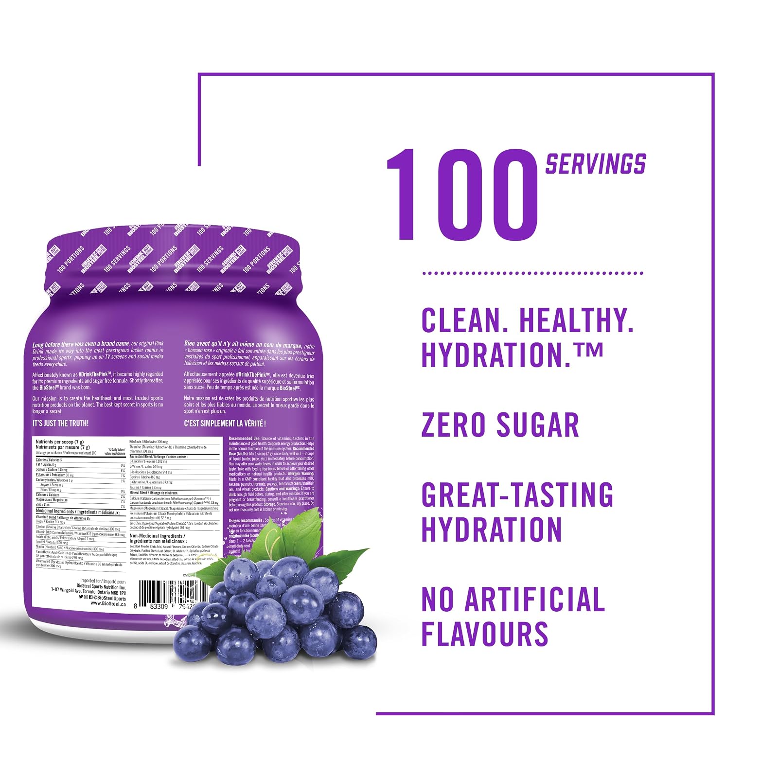 natural electrolyte powder for hydration