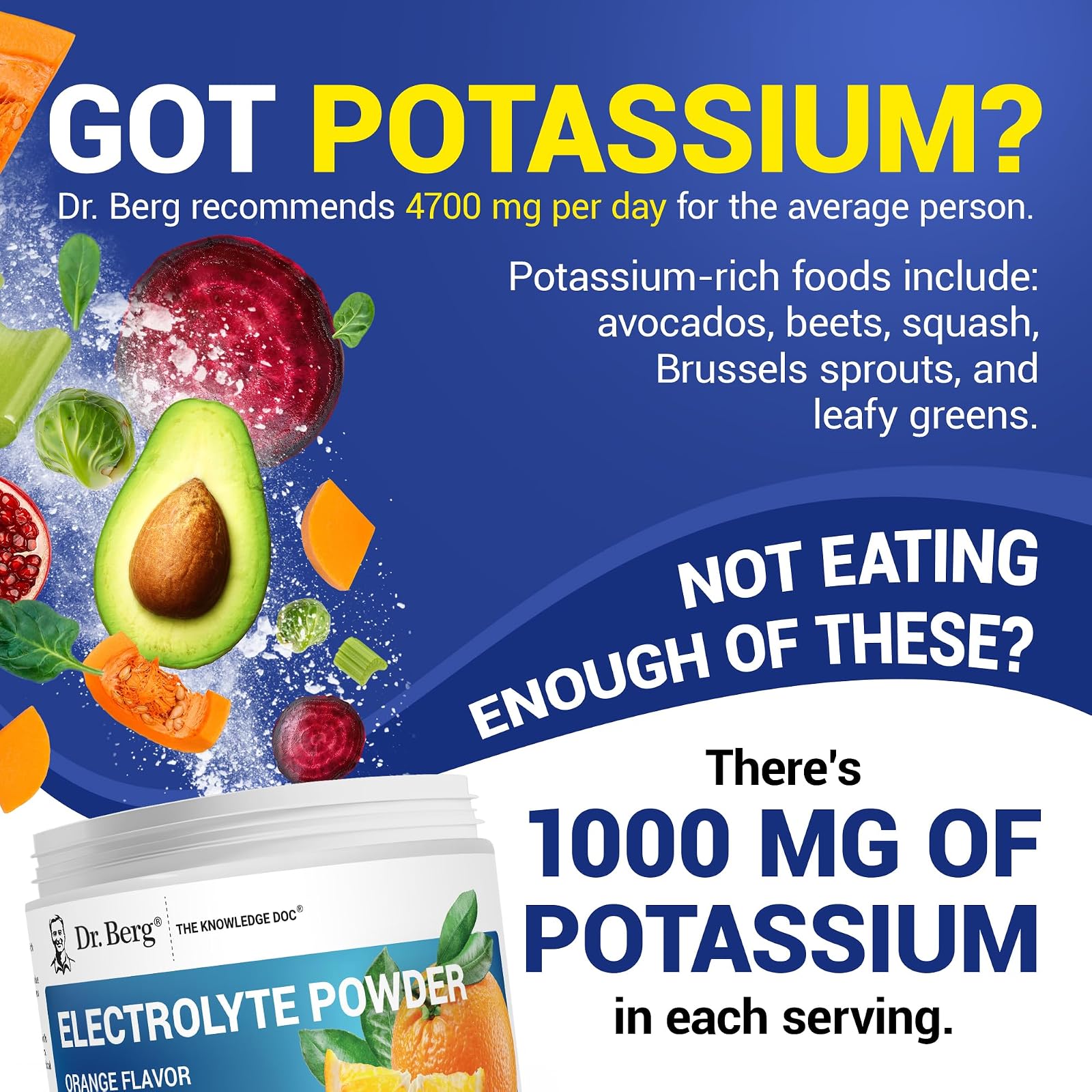 Natural electrolyte powder for keto diet