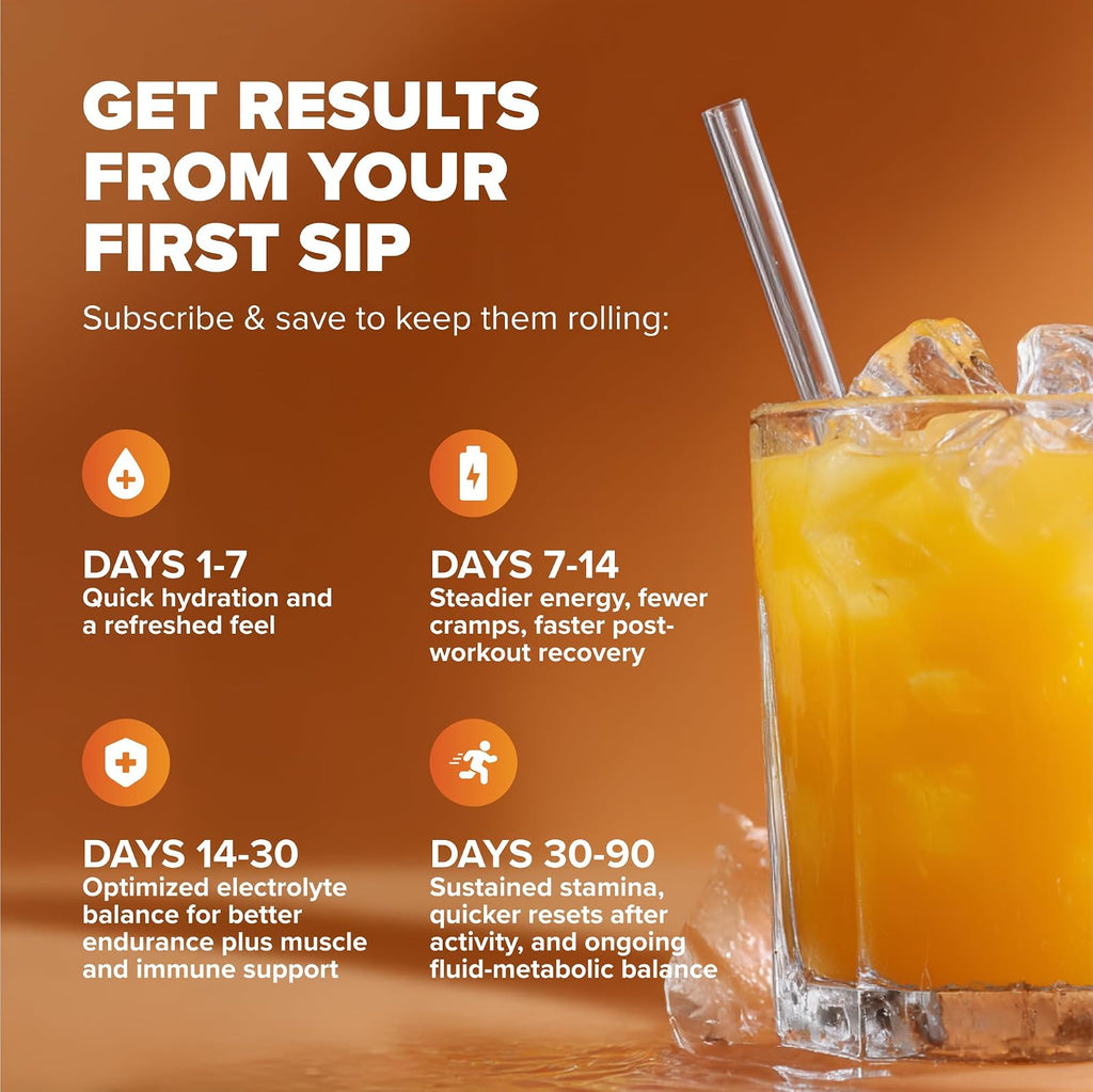 natural electrolyte powder for recovery