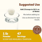 Natural electrolyte powder for sports