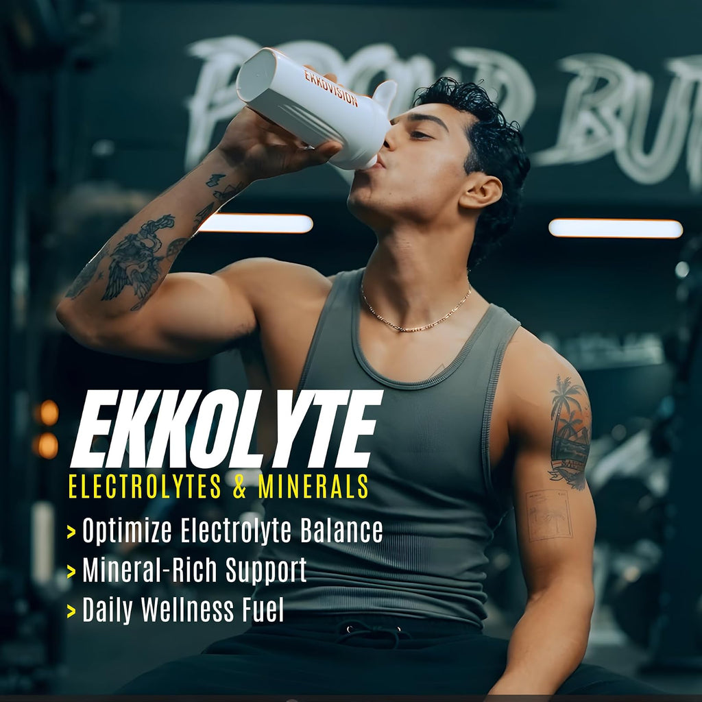 Natural electrolyte powder with pineapple flavour