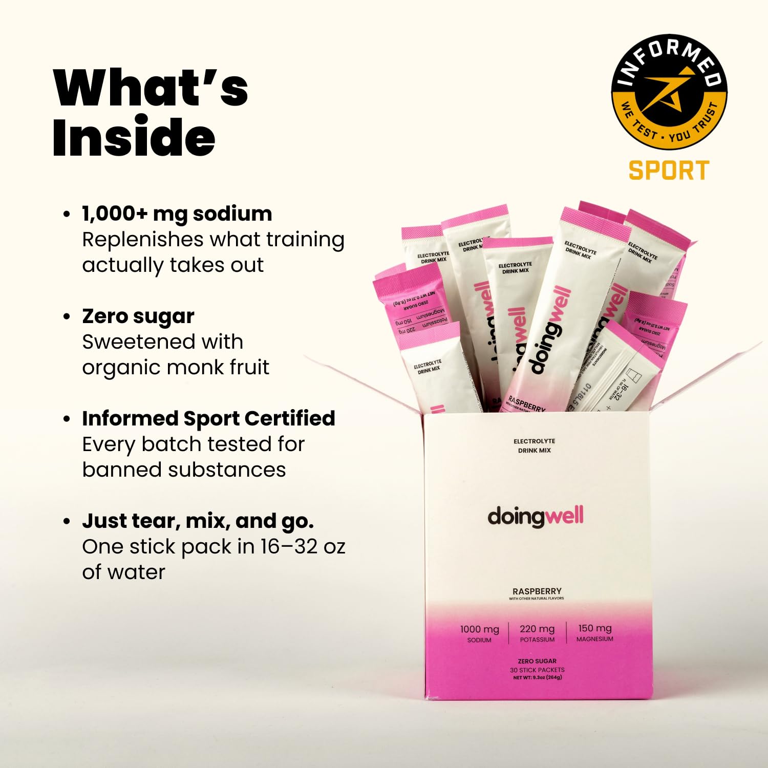 natural electrolyte sticks for energy