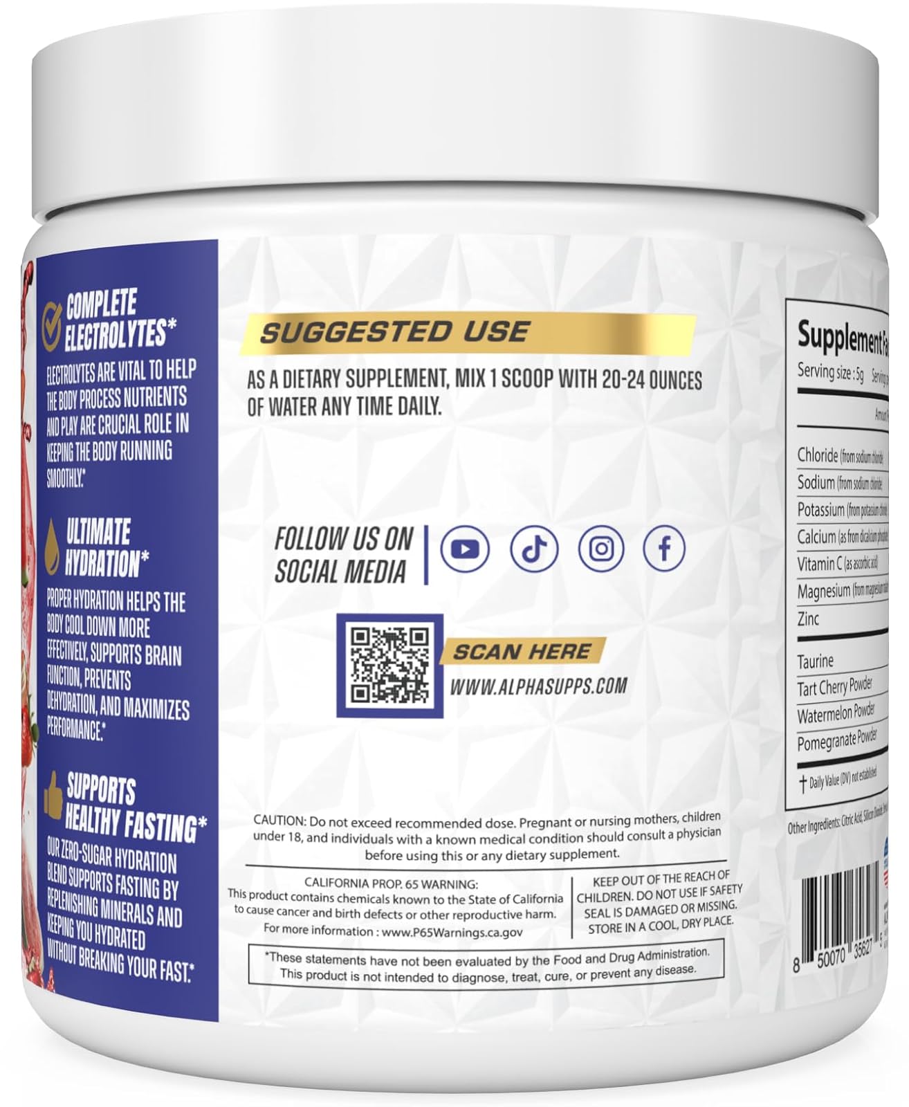 natural electrolyte supplement for endurance