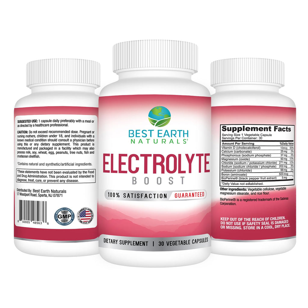 natural electrolyte tablets for hydration