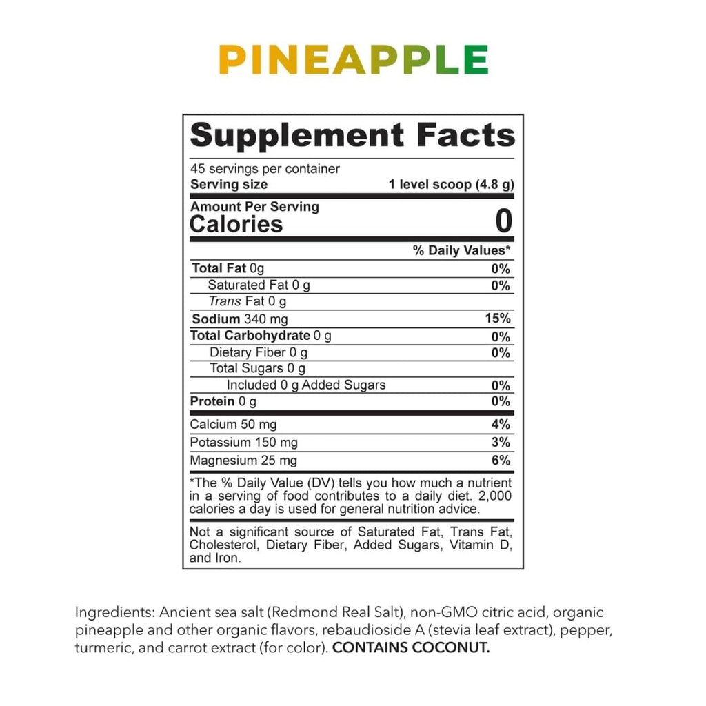 Natural electrolytes for active kids