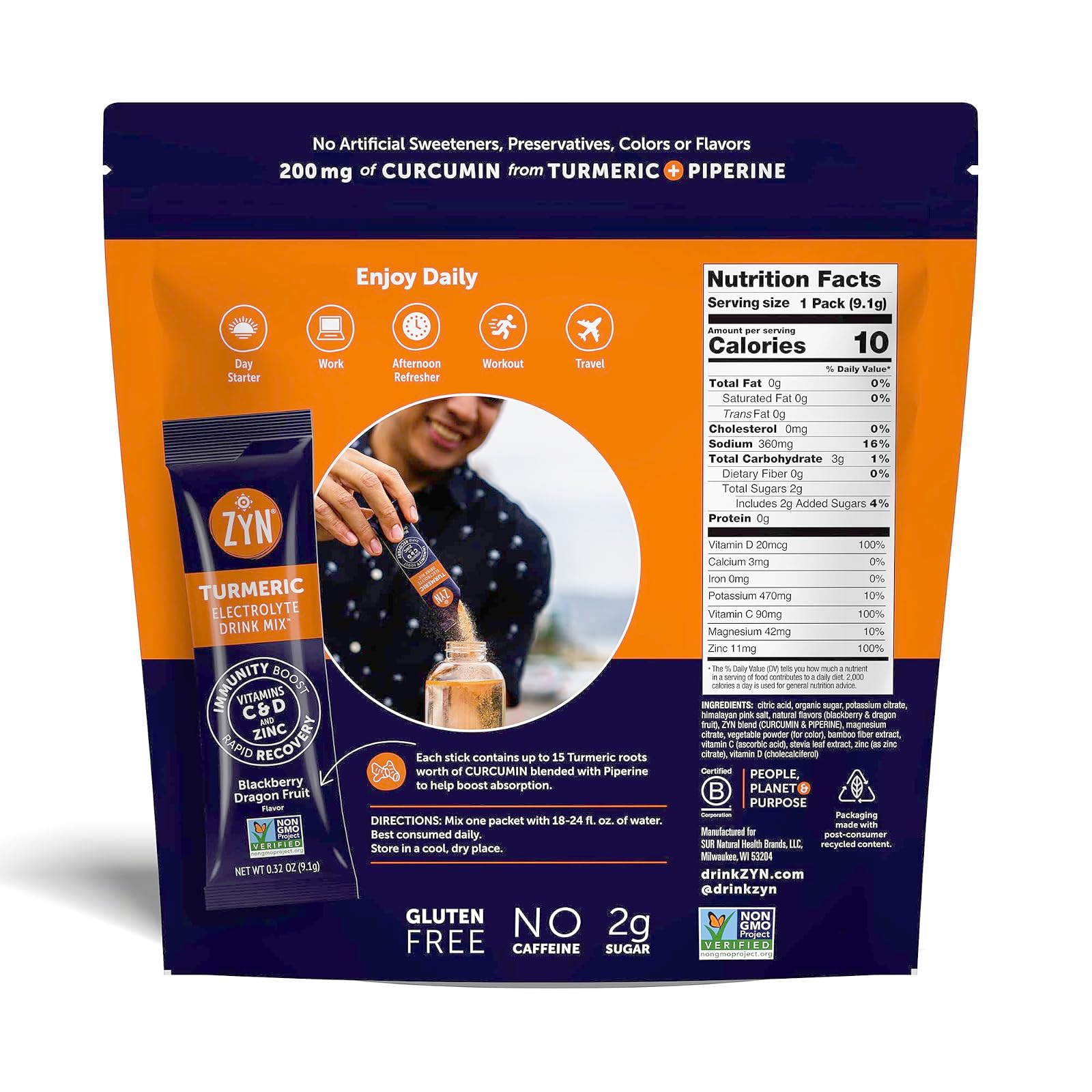 natural electrolytes for active lifestyle