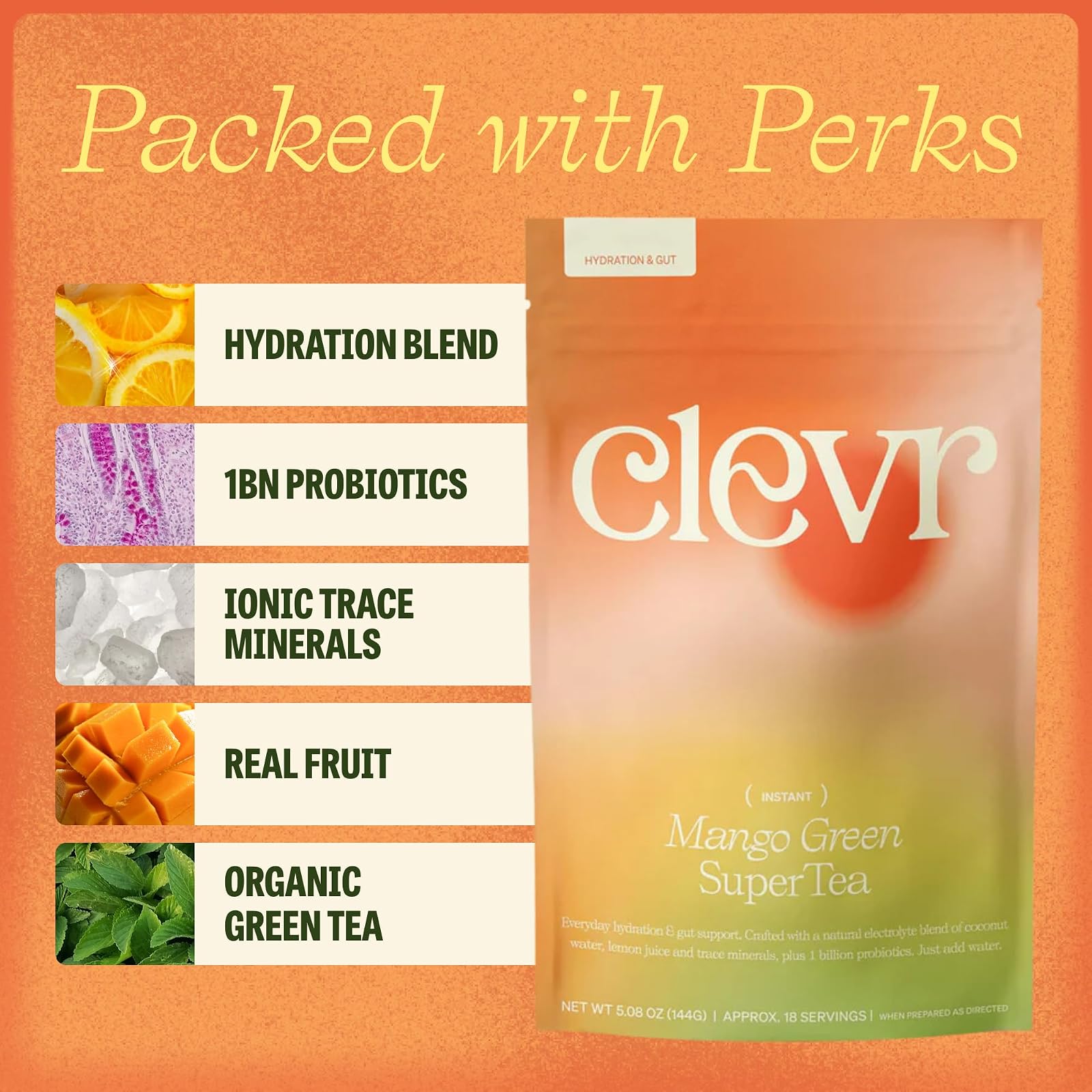 Natural electrolytes for active lifestyle