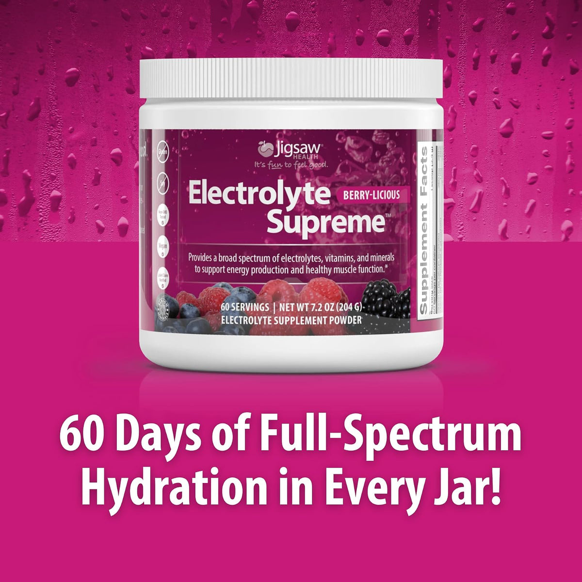 Natural electrolytes for daily hydration