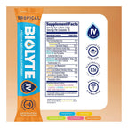 Natural electrolytes in BIOLYTE packets
