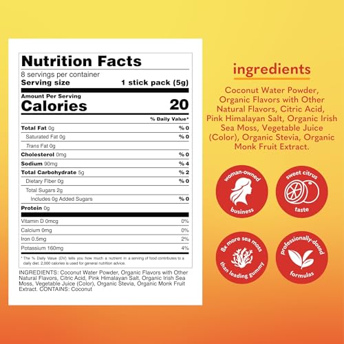 natural electrolytes in drink mix