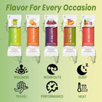 Natural electrolytes in portable packets