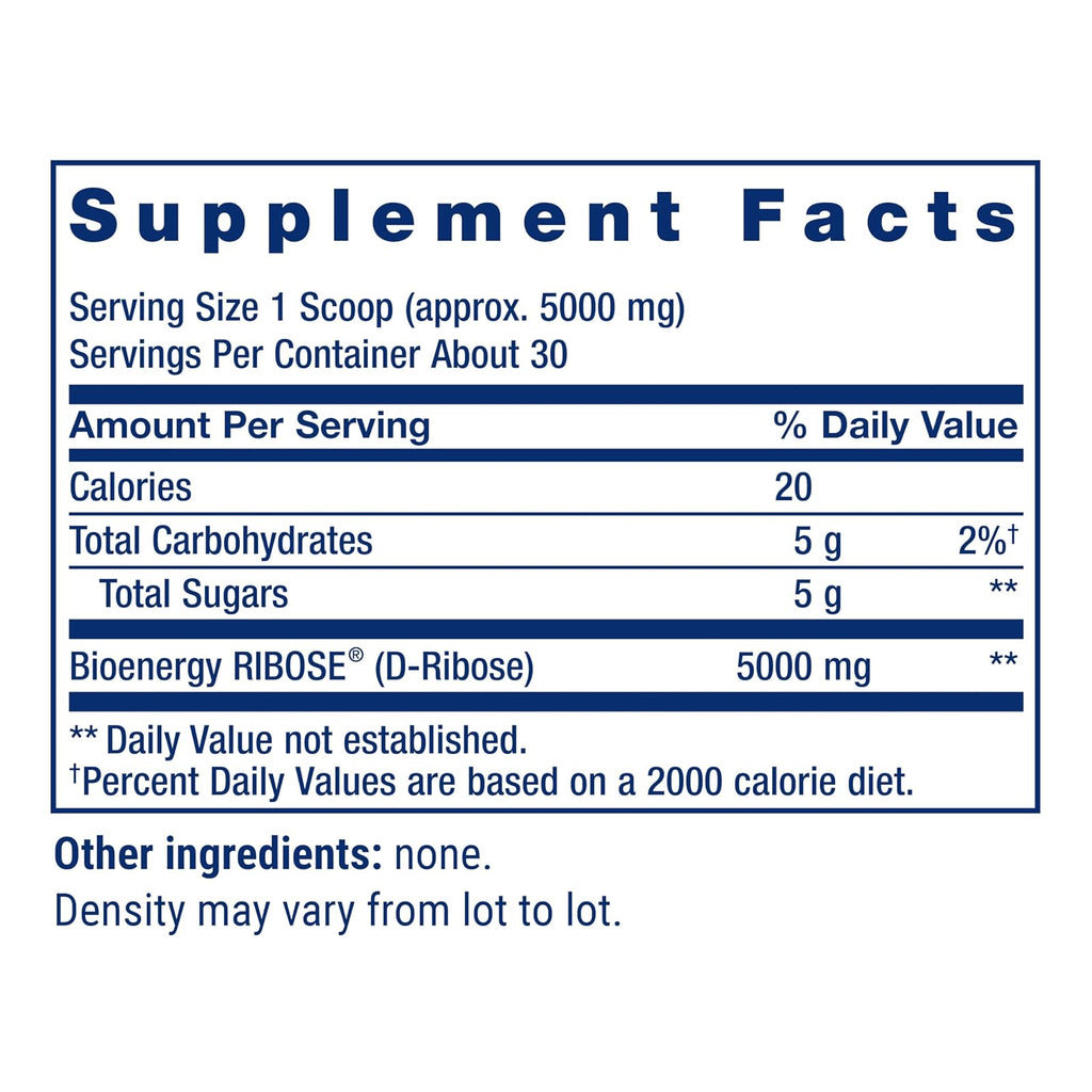 Natural endurance boost with D-Ribose