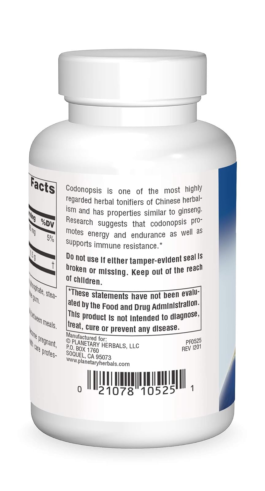 Natural endurance support with Codonopsis