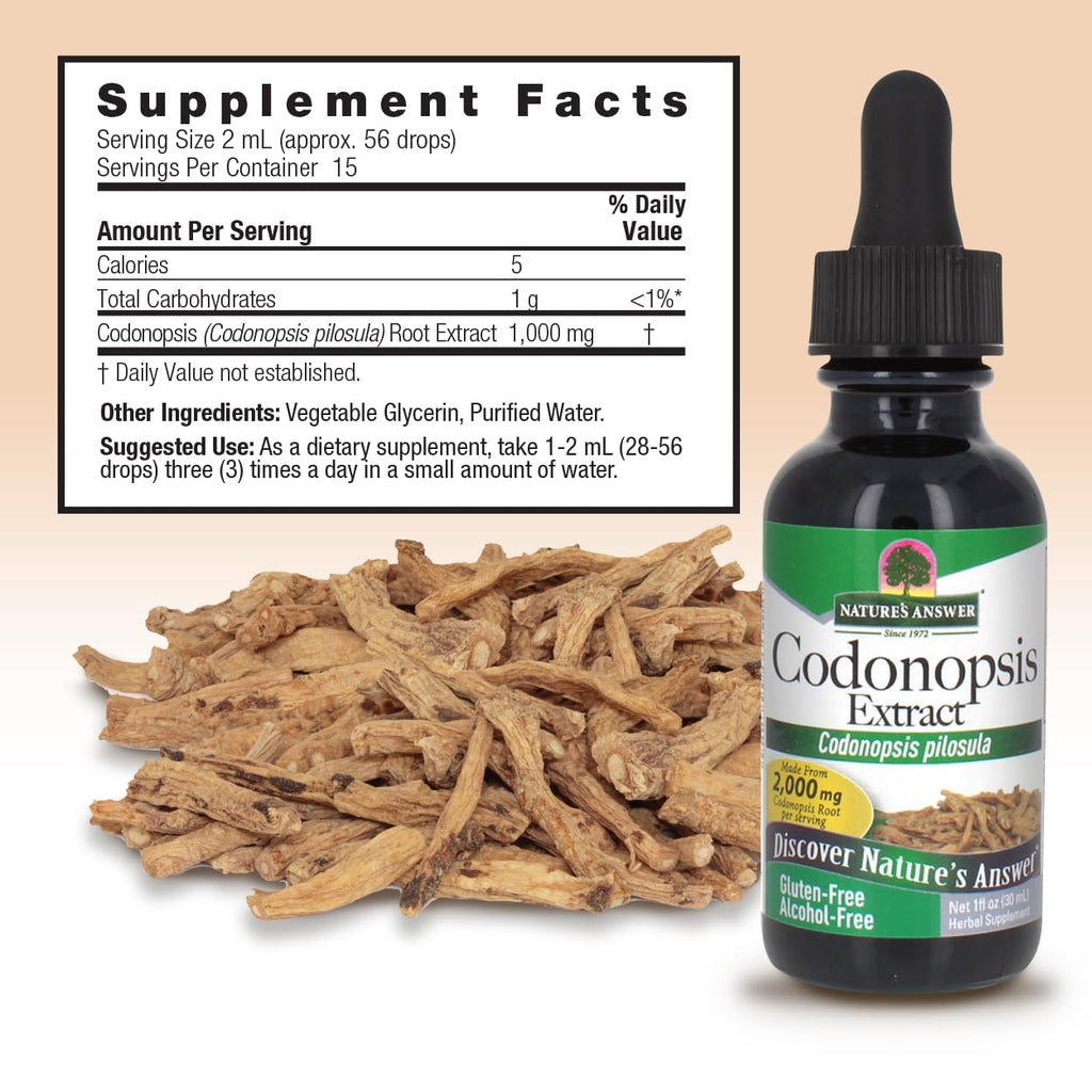 Natural endurance support with Codonopsis