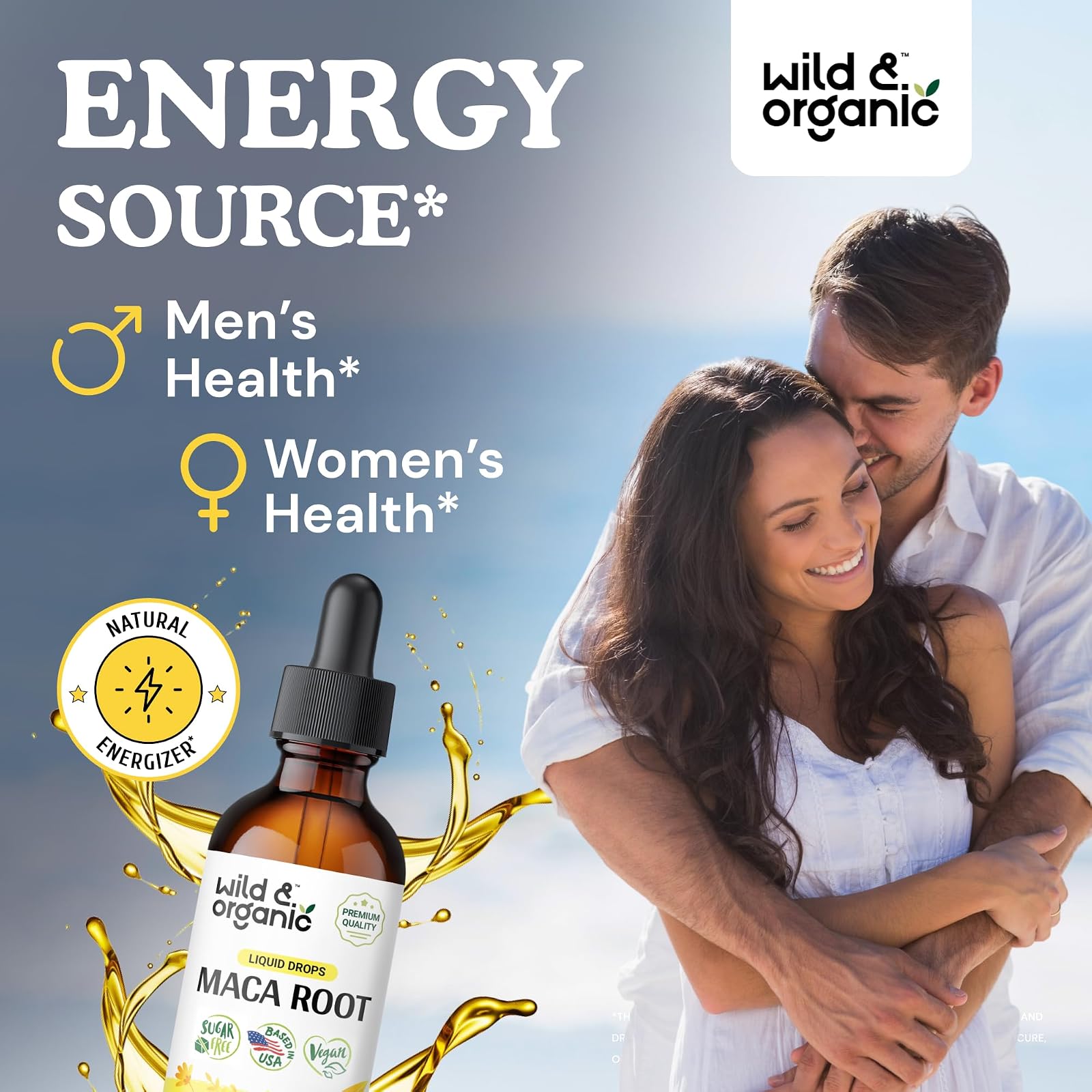 Natural endurance support with Maca drops