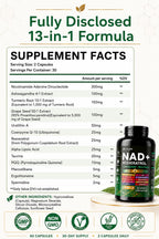 Natural energy and focus supplement