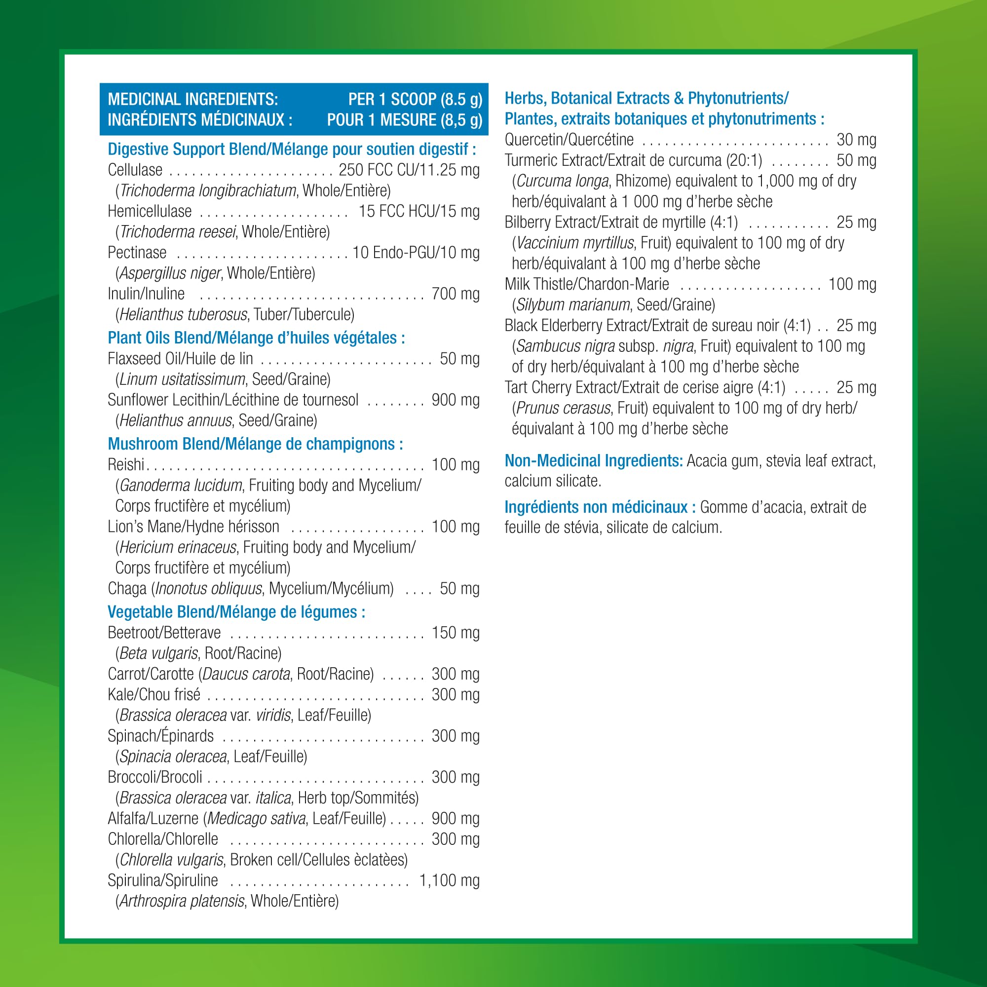 natural energy blended vitamin mix