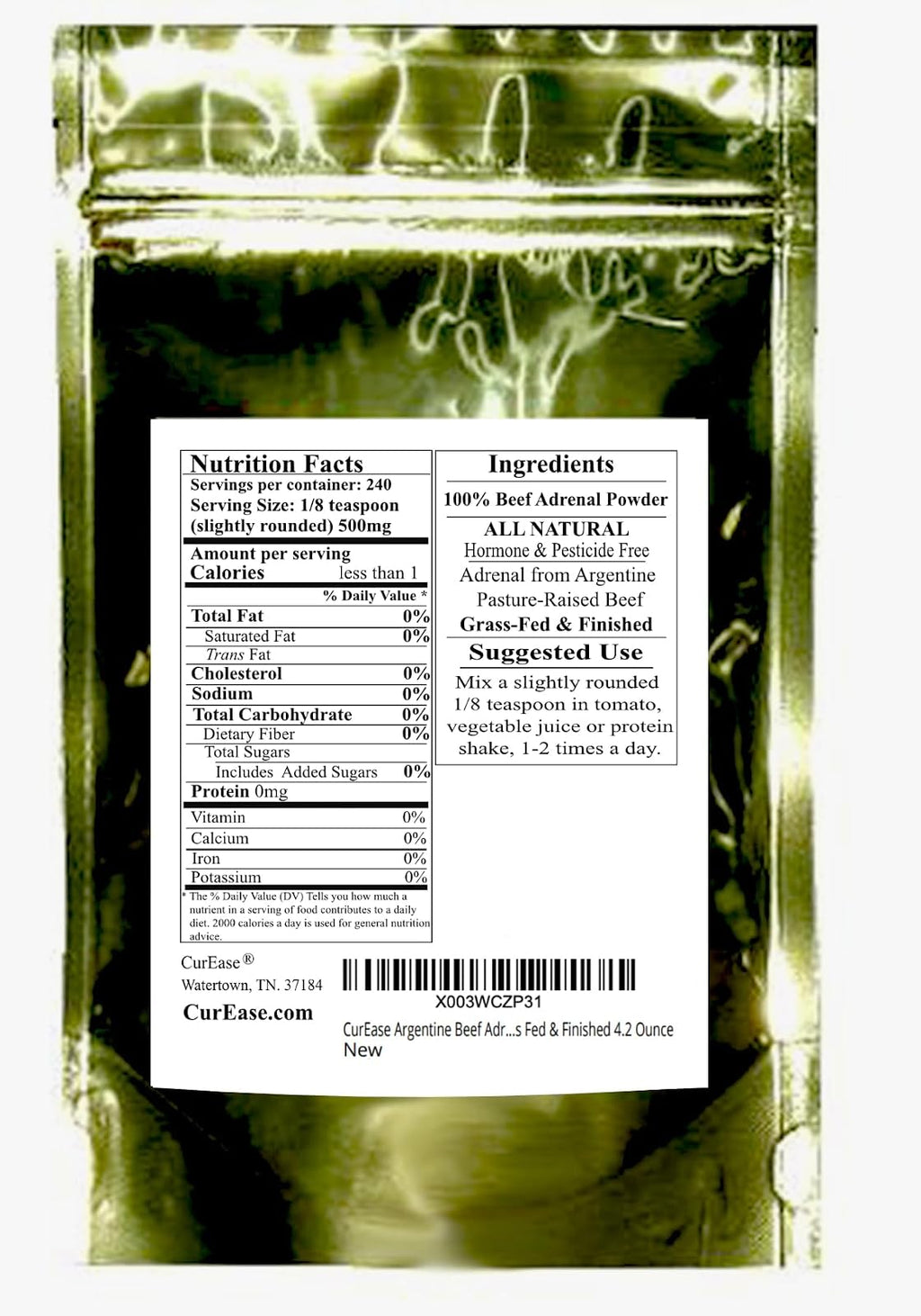natural energy boost adrenal powder