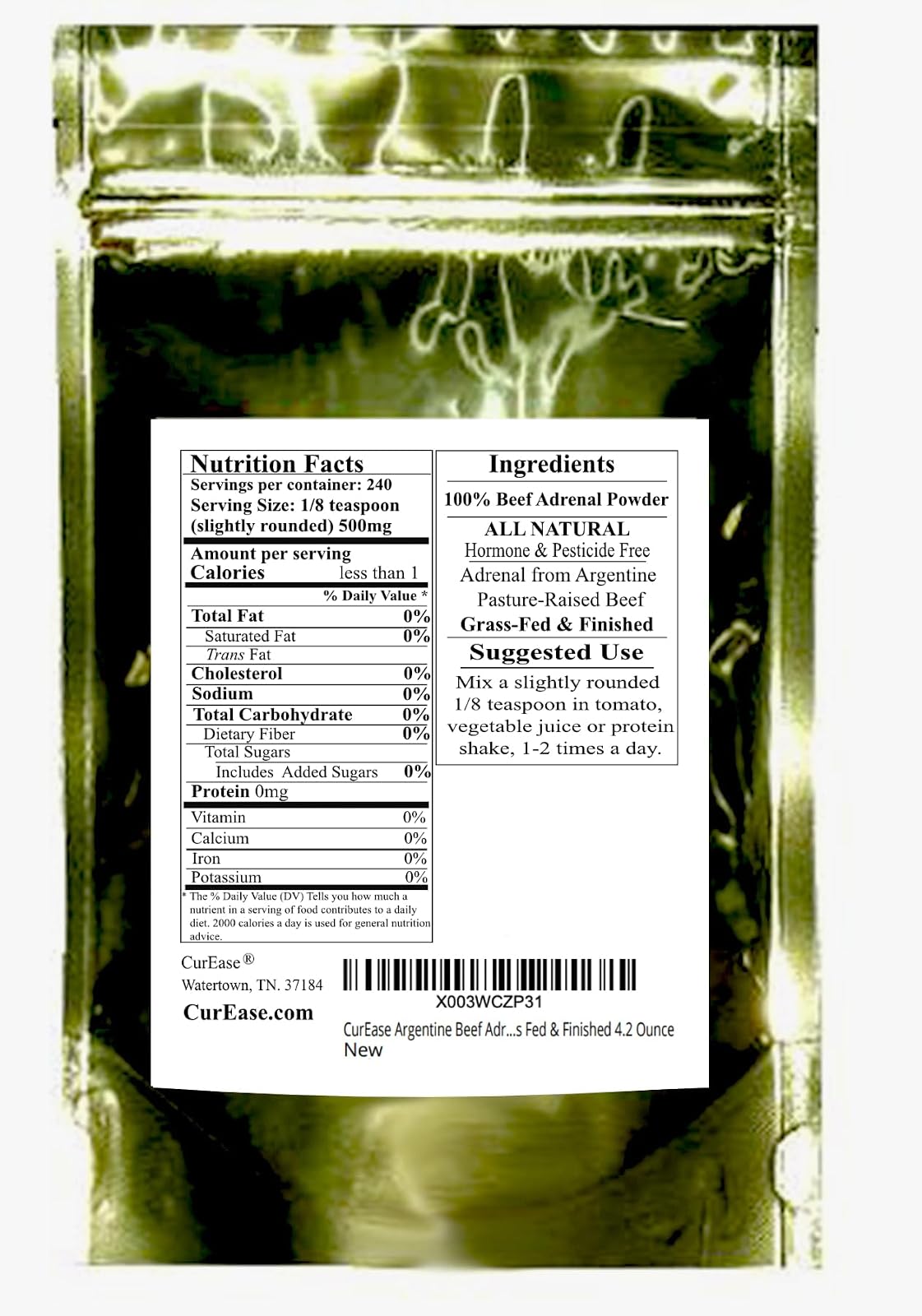 natural energy boost adrenal powder