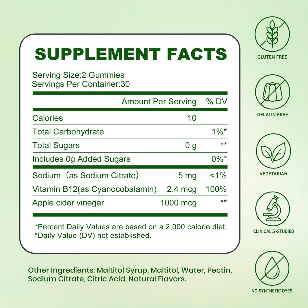 natural energy boost apple cider vinegar