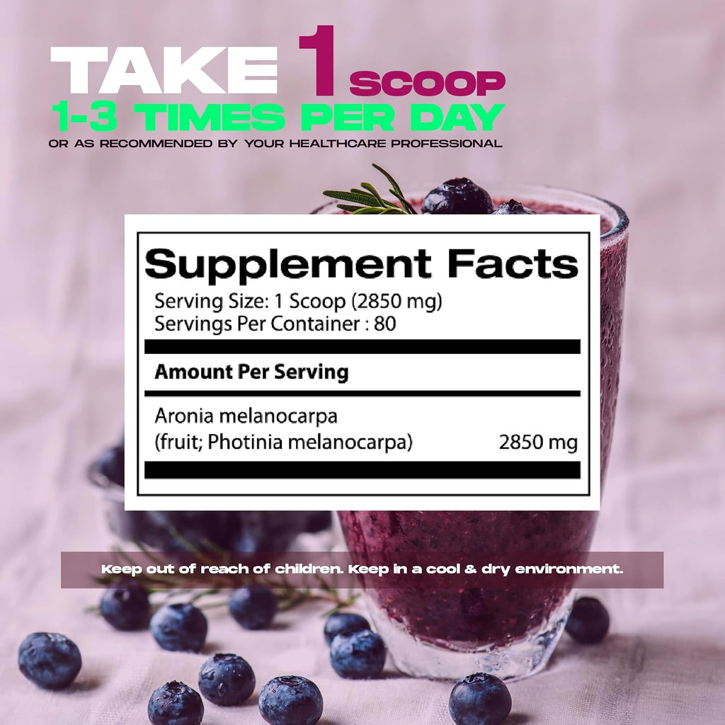 Natural energy boost Aronia Berry