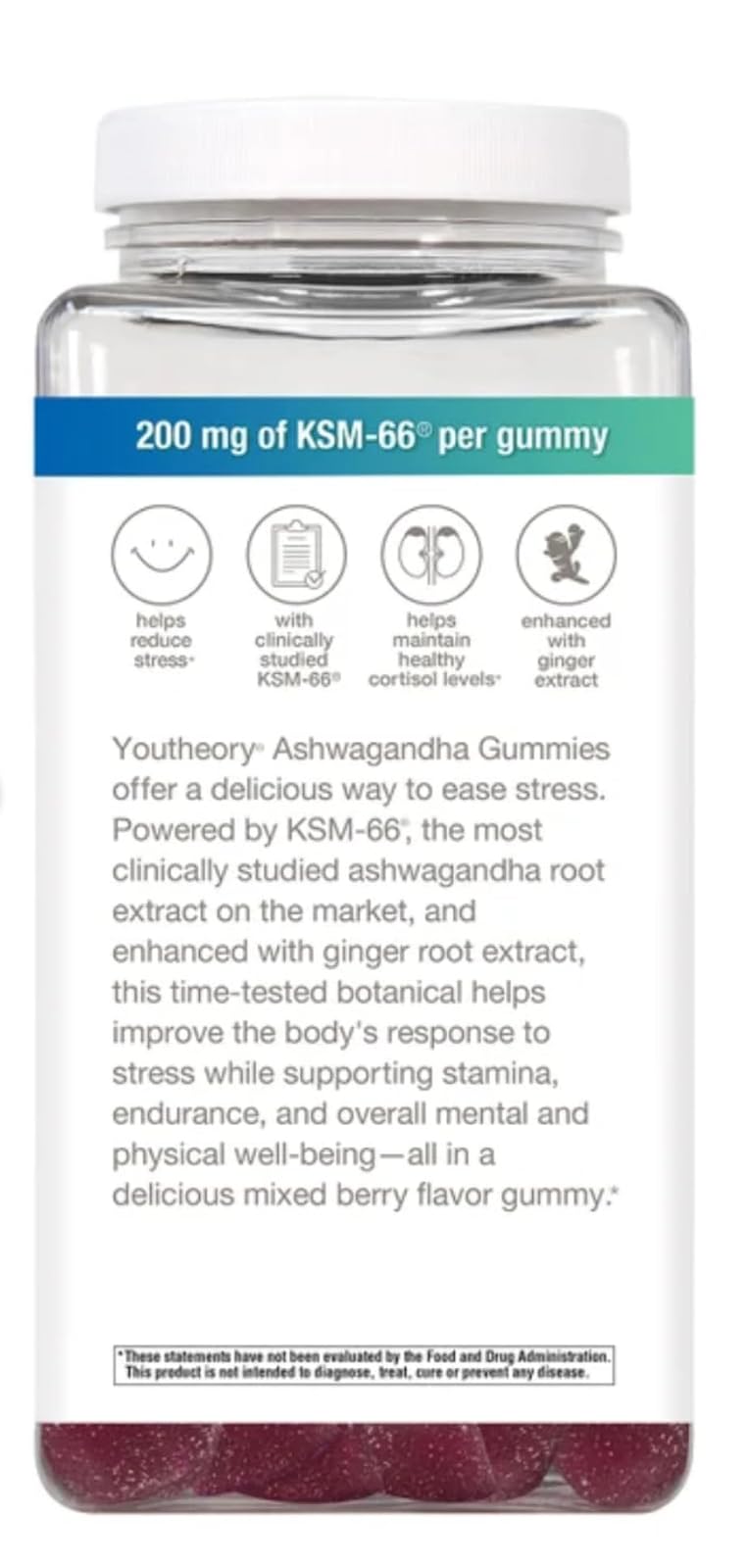 Natural energy boost Ashwagandha gummies