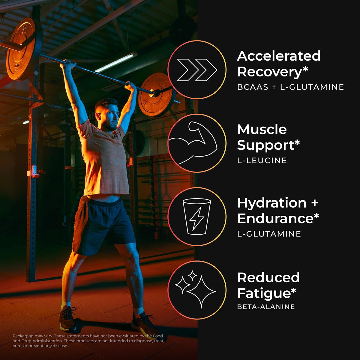 Natural energy boost BCAA powder