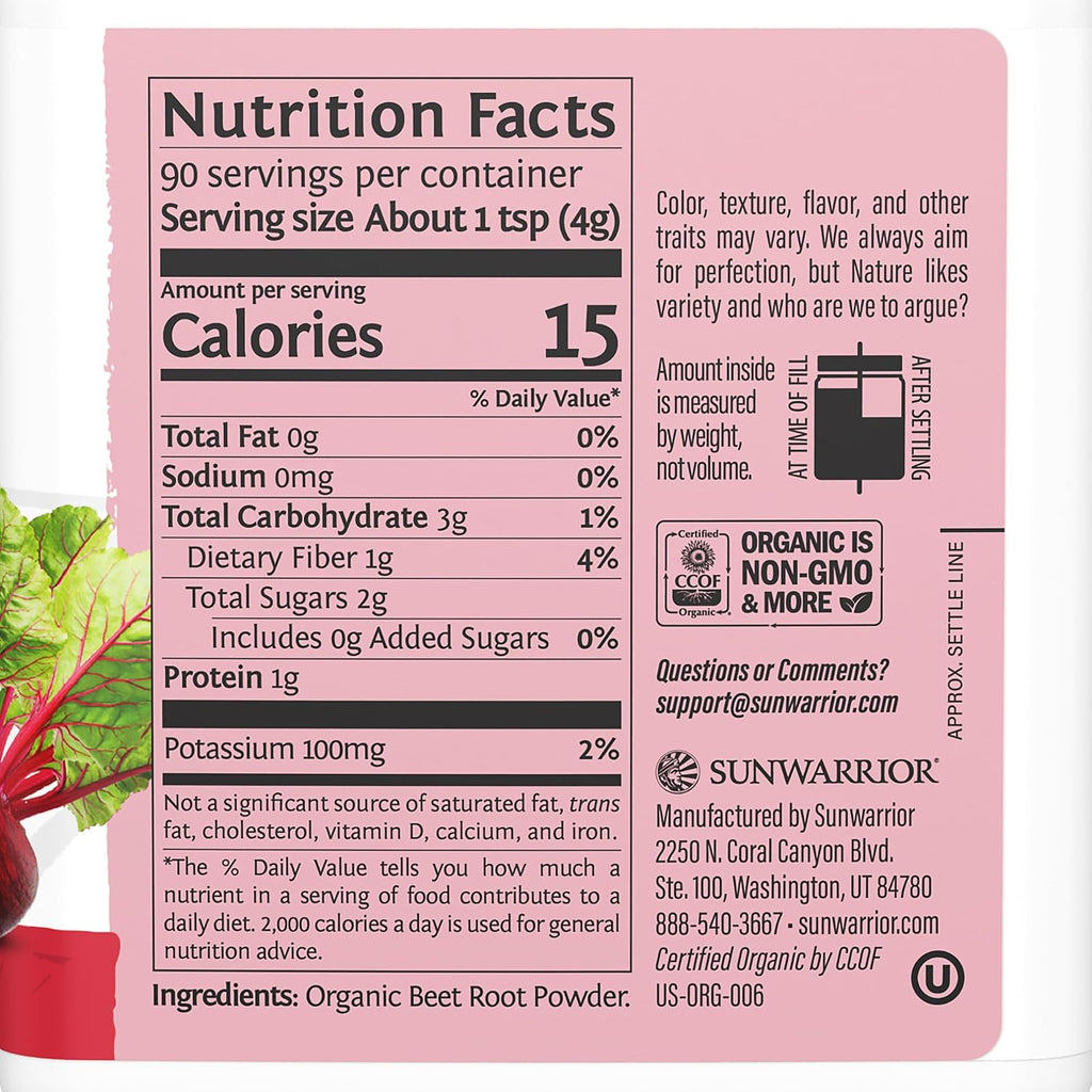 natural energy boost beet root