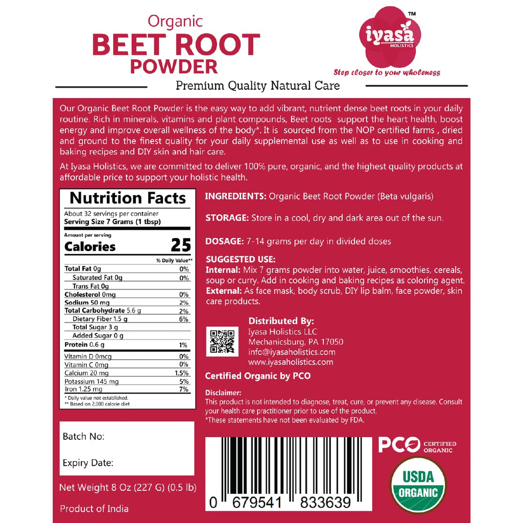 natural energy boost beet root