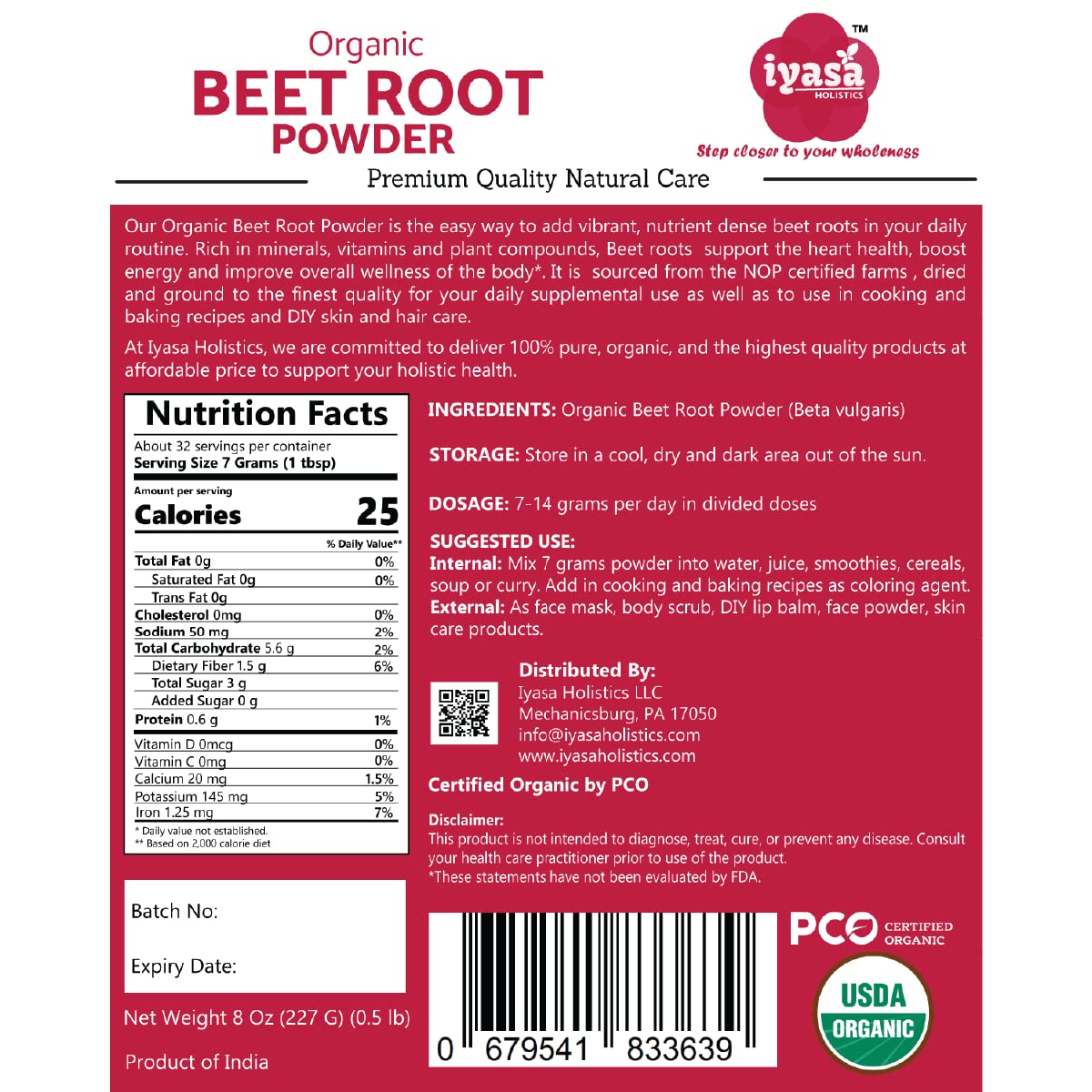 natural energy boost beet root