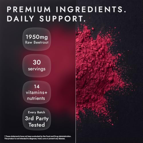 natural energy boost beetroot supplement
