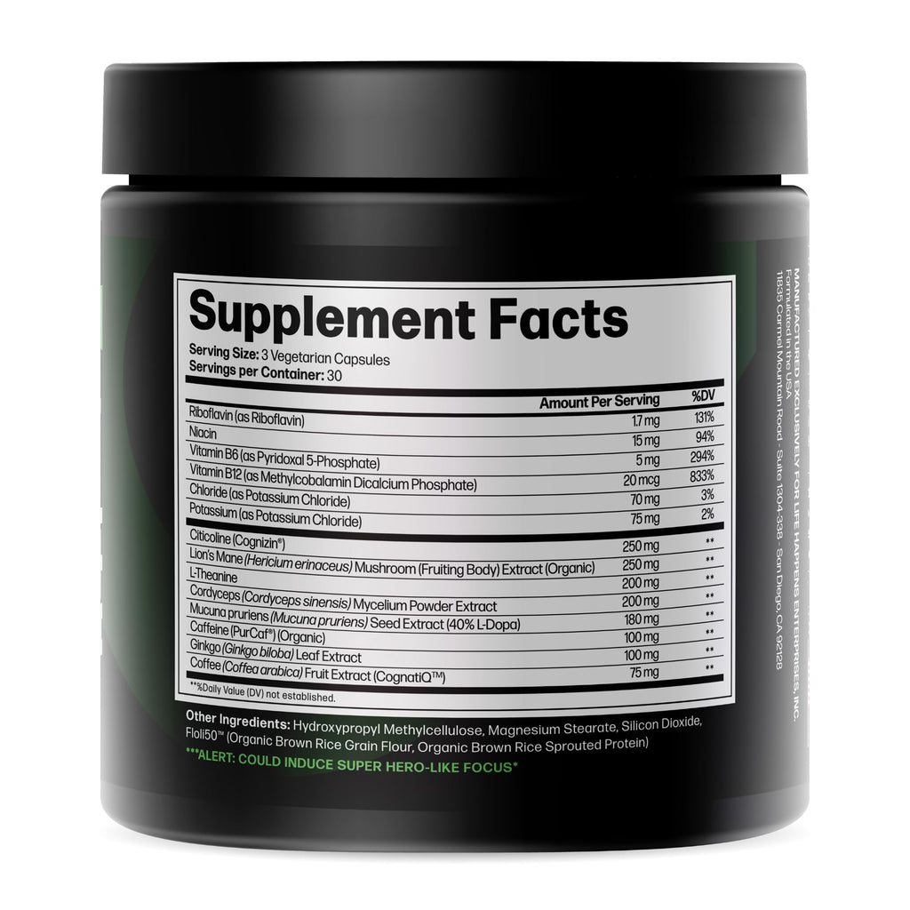 natural energy boost blended vitamin & mineral supplements